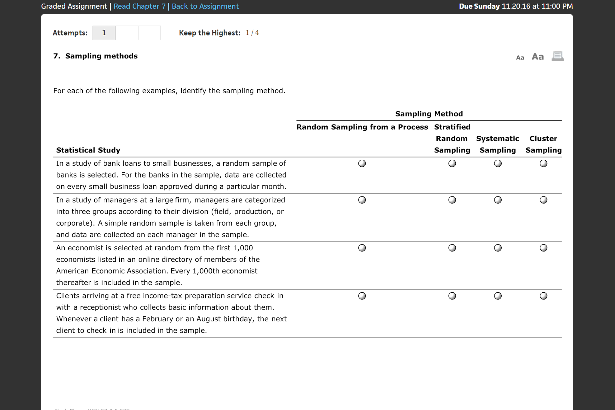Solved For each of the following examples, identify the | Chegg.com