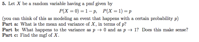 Solved Let X be a random variable having a pmf given by P(X | Chegg.com