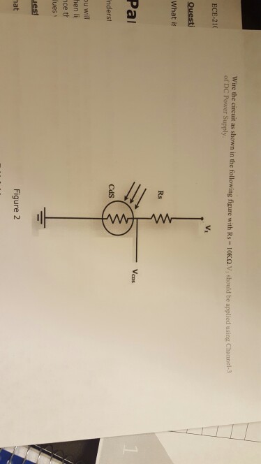 Solved Part-1 wire the circuit as shown in the following | Chegg.com