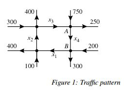 Solved Linear Algebra Consider a network of one-way | Chegg.com