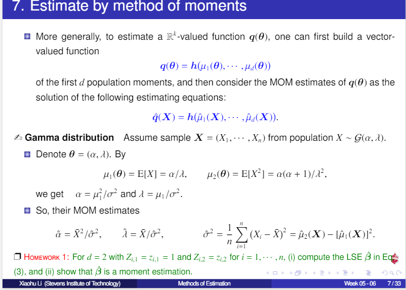 4 Least Squares Estimate And Normal Equations