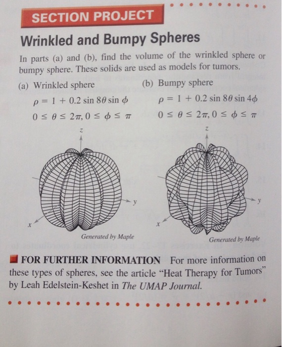 Solved Wrinkled and Bumpy Spheres In parts (a) and (b), | Chegg.com