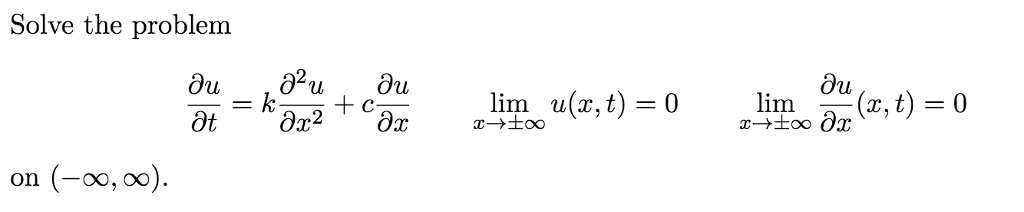 Solved Solve the problem partial differential u/partial | Chegg.com
