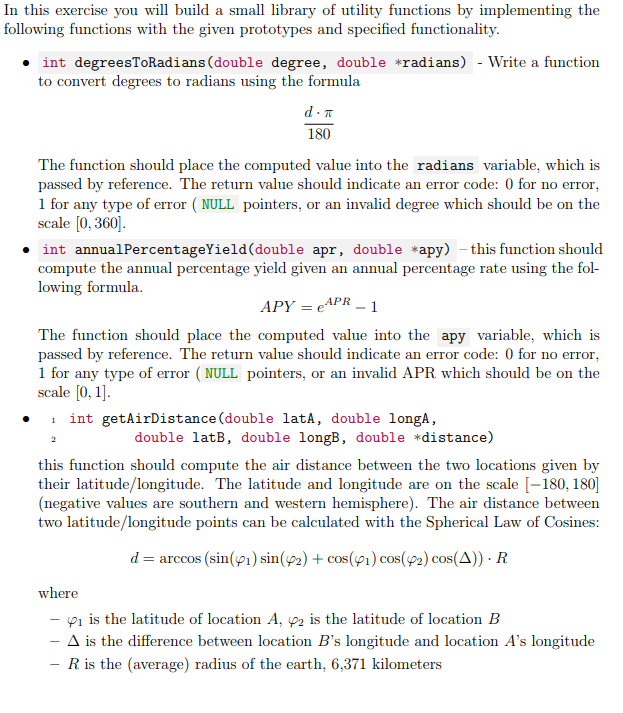 Solved In this exercise you will build a small library of | Chegg.com