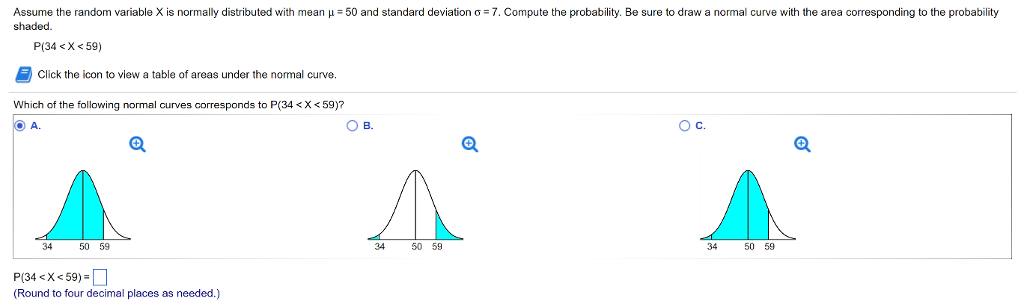 Solved Assume The Random Variable X Is Normally Distributed 