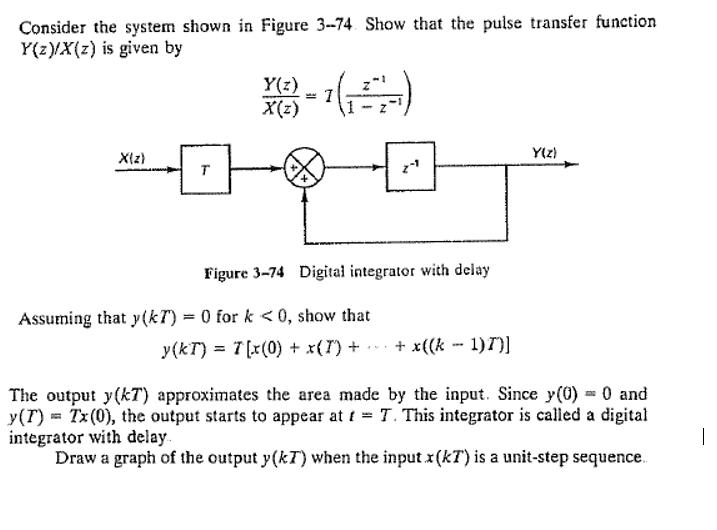 Solved Consider the system shown in Figure 3-74 Show that | Chegg.com