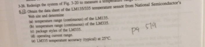 Solved Obtain the data sheet of the LM135/335 temperature | Chegg.com