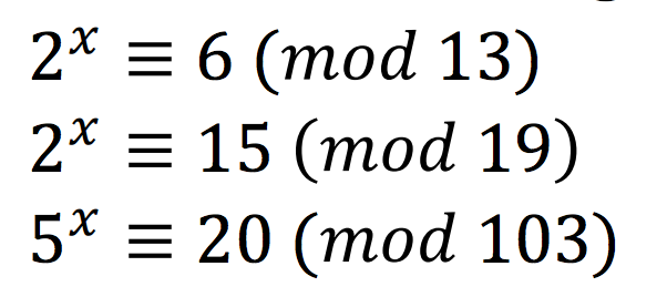 Solved Solve the following discrete logarithm problems. You | Chegg.com