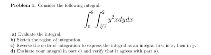 Solved Consider the following integral: integral_0^8 | Chegg.com