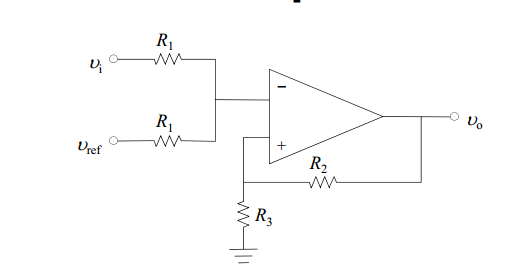 Solved Design a comparator with hysteresis in | Chegg.com