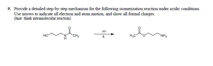 Solved Provide a detailed step-by-step mechanism for the | Chegg.com