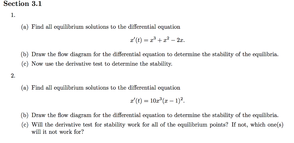 Solved Find all equilibrium solutions to the differential | Chegg.com