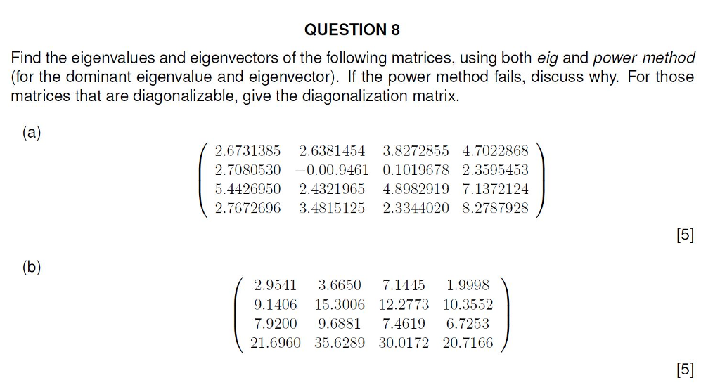 Solved Find the eigenvalues and eigenvectors of the | Chegg.com