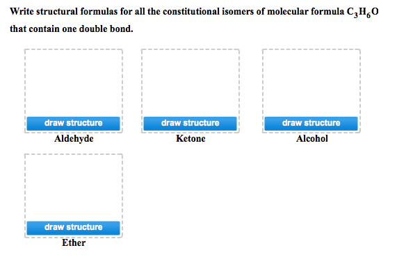 Solved Write structural formulas for all the constitutional | Chegg.com