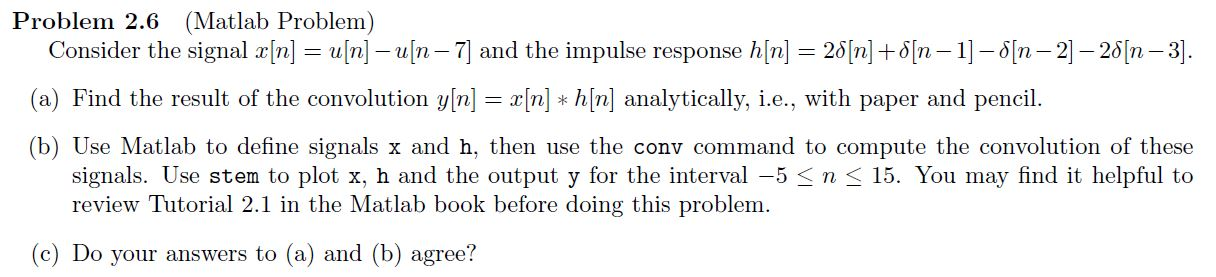 Solved Textbook: Computer Explorations in Signals and | Chegg.com