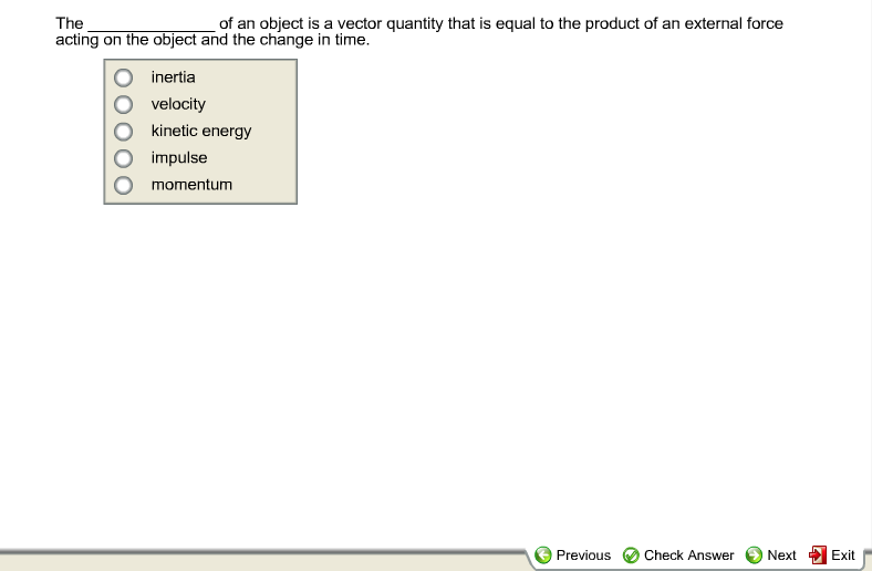 Solved The of an object is a vector quantity that is equal | Chegg.com