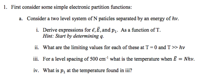 First consider some simple electronic partition | Chegg.com