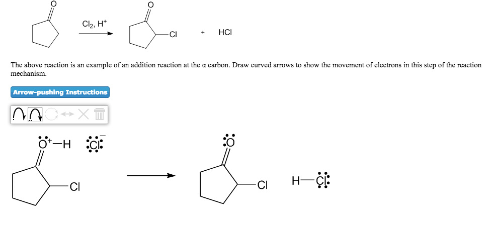 Solved The above reaction is an example of an addition | Chegg.com