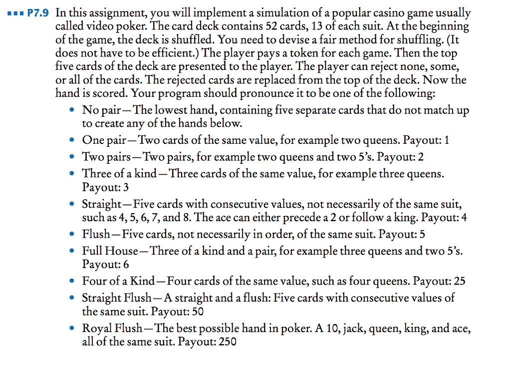 Solved P7.9 In this assignment, you will implement a | Chegg.com
