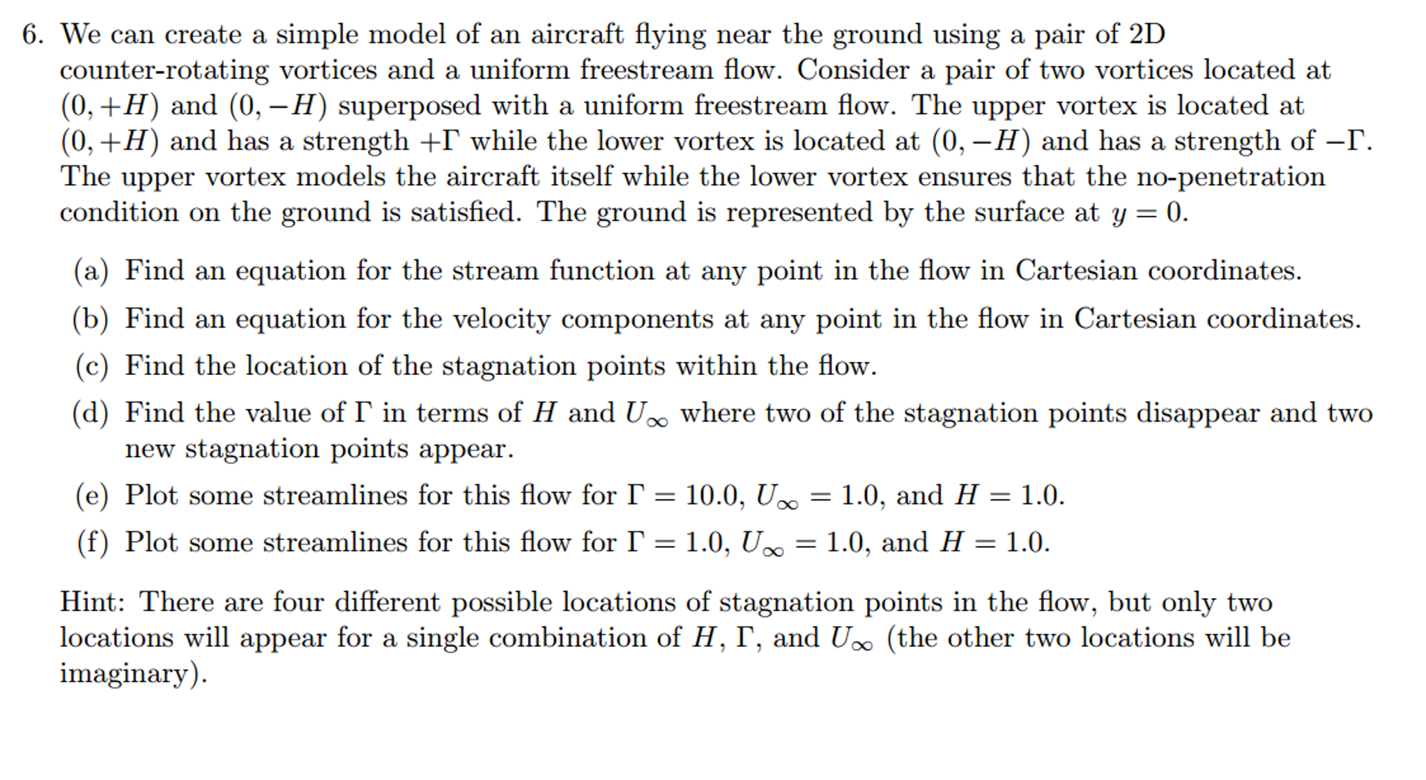 We can create a simple model of an aircraft flying | Chegg.com