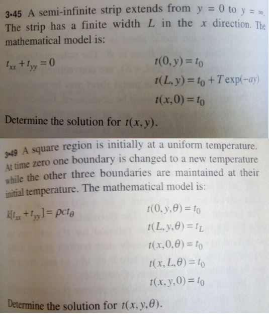 A semi-infinite strip extends from y = 0 to y = | Chegg.com
