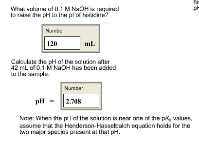 A 30 mL sample of 0.2 M histidine in its fully | Chegg.com