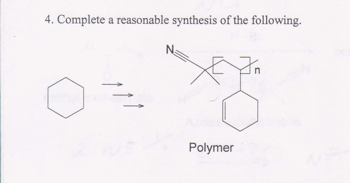 Solved Complete a reasonable synthesis of the following. | Chegg.com