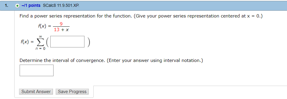 Solved Find a power series representation for the function. | Chegg.com