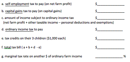 Solved 6. A farm family filed their income tax return with | Chegg.com