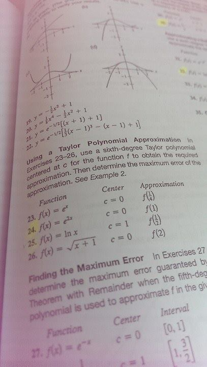 Solved Using A Taylor Polynomial Approximation In Exercises 