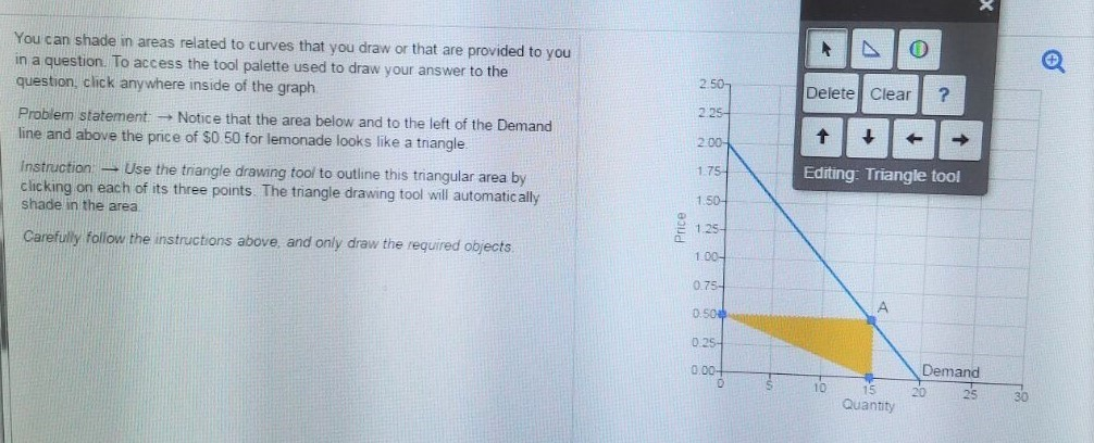 Solved You can shade in areas related to curves that you | Chegg.com