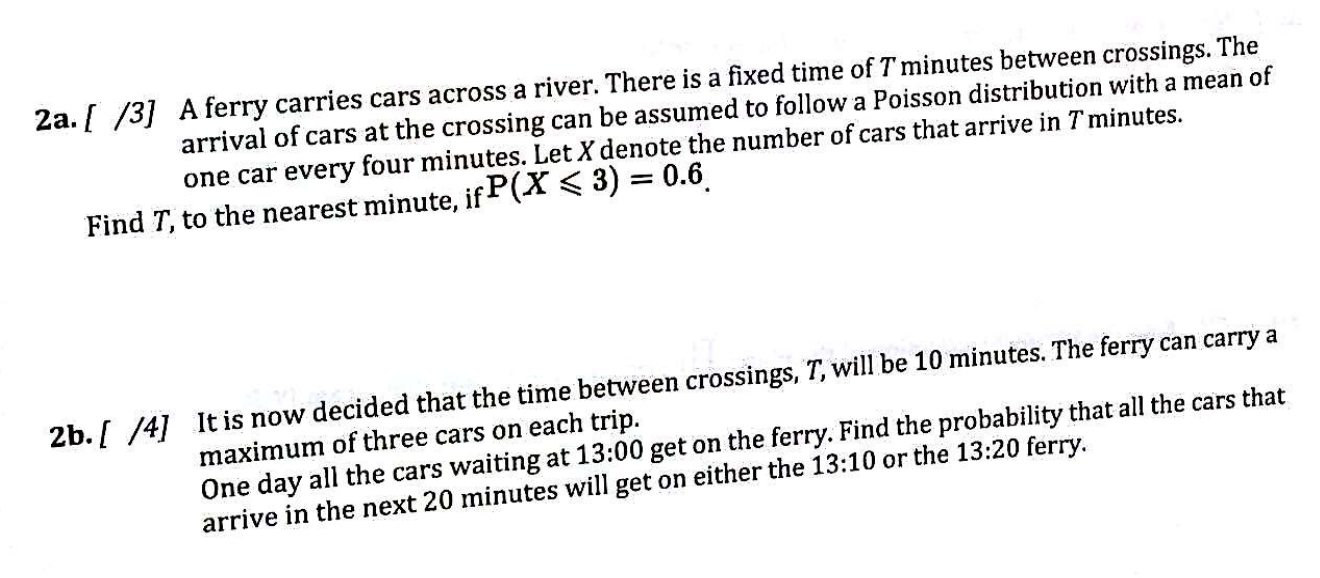 Solved A ferry carries cars across a river. There is a fixed | Chegg.com