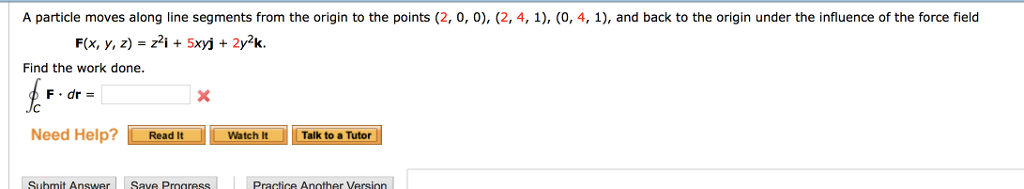 Solved A particle moves along line segments from the origin | Chegg.com
