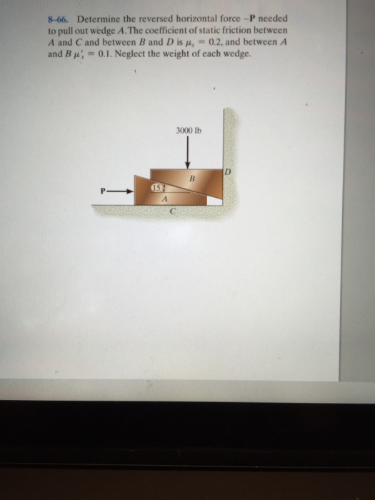 Solved 8-66. Determine the reversed horizontal force -P | Chegg.com