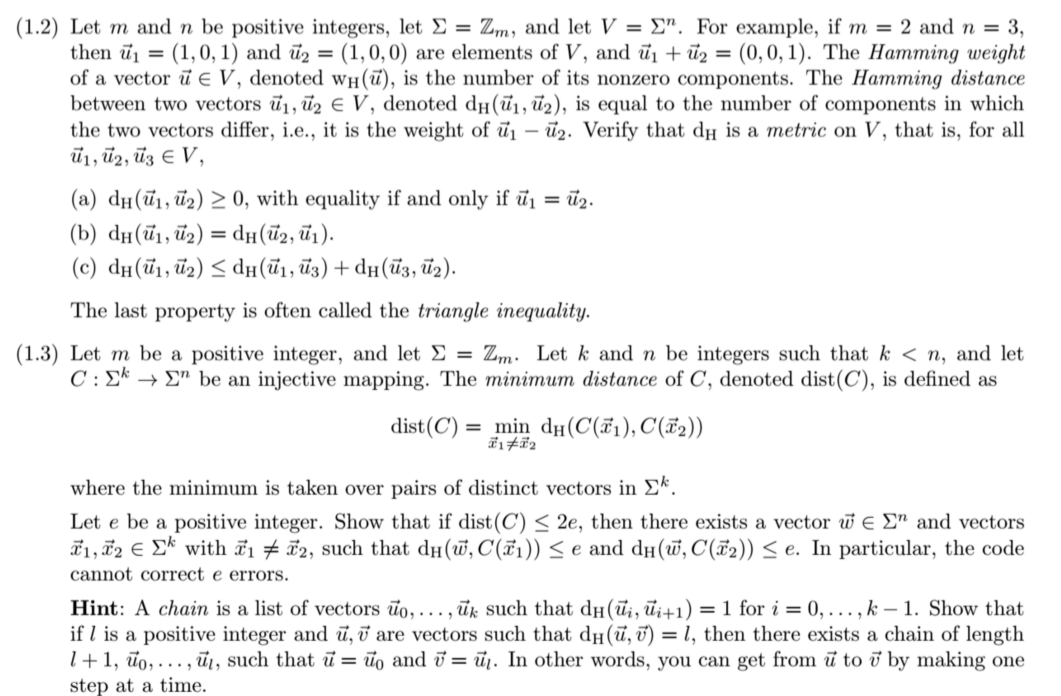 Solved Let m and n be positive integers, let summation = | Chegg.com