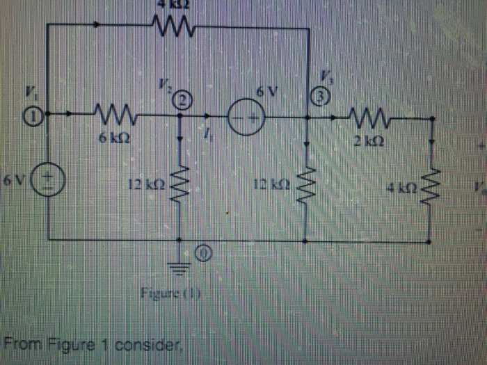 Solved 2 k Figure (D) From Figure 1 consider | Chegg.com