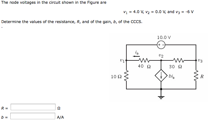 Solved The node voltages in the circuit shown in the Figure | Chegg.com