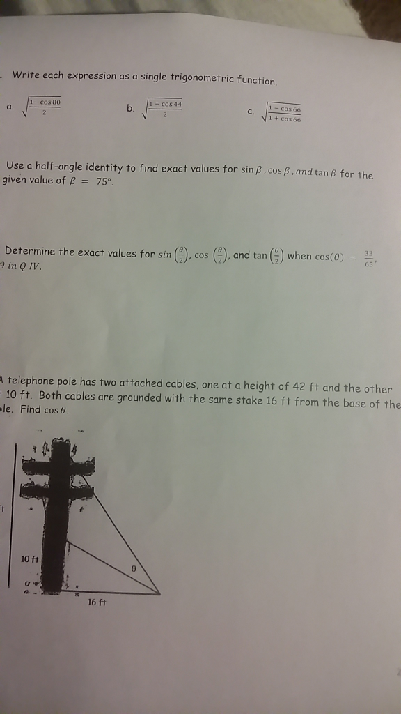 Solved Write each expression as a single trigonometric | Chegg.com