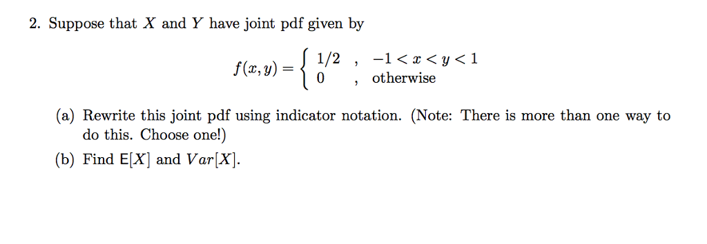 Solved Suppose that X and Y have joint pdf given by f(x, y) | Chegg.com