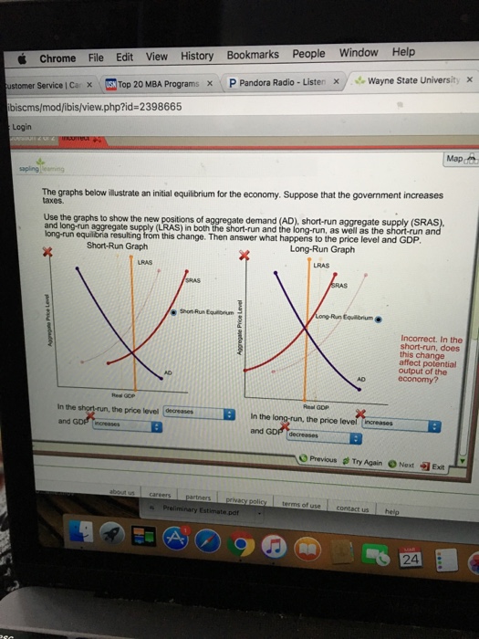 Solved The graphs below illustrate an initial equilibrium | Chegg.com Solved The graphs below illustrate an initial equilibrium | Chegg.com