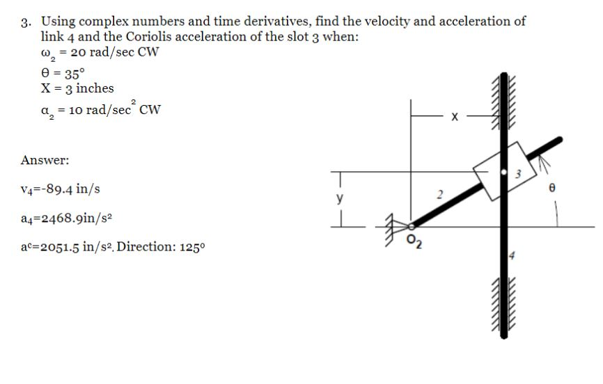 Solved Using complex numbers and time derivatives, find the | Chegg.com