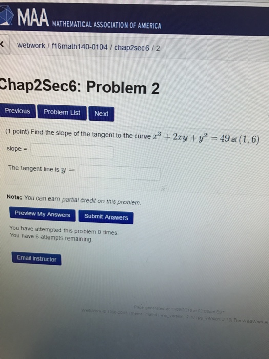 Solved Find the slope of the tangents to the curve x^3 + 2xy | Chegg.com