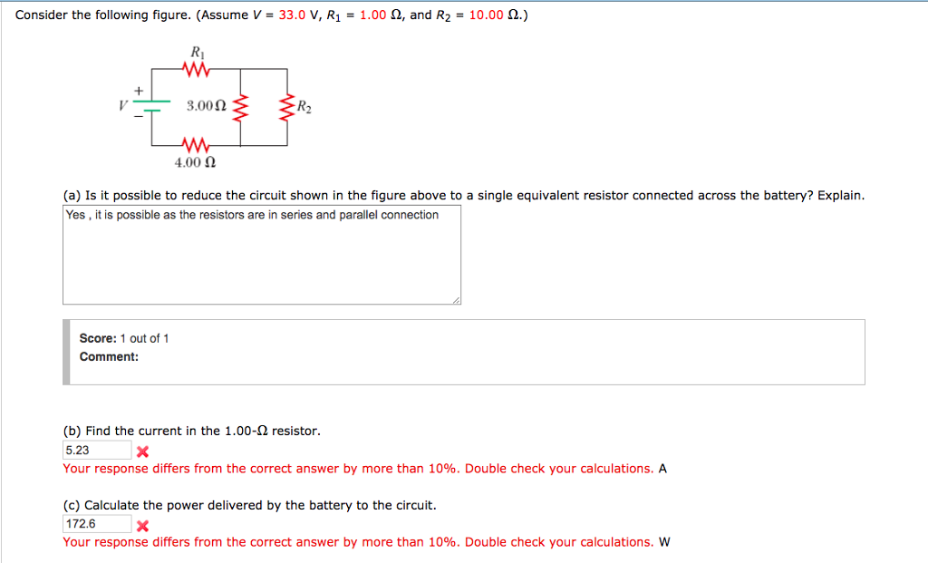 Solved Consider the following figure. (Assume V- 33.0 V, R1 | Chegg.com