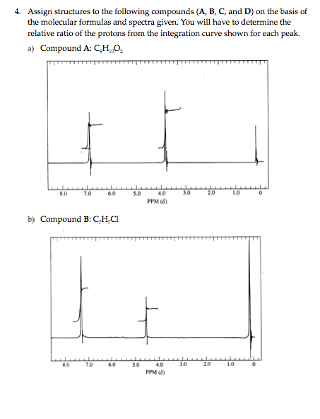 Solved 4. Assign structures to the following compounds (A, | Chegg.com