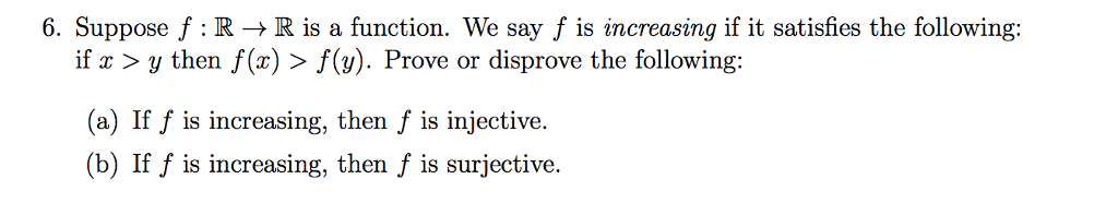Solved Suppose f: R rightarrow R is a function. We say f is | Chegg.com