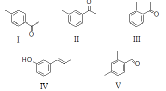 Solved which of the following substances, C9H10O, would | Chegg.com