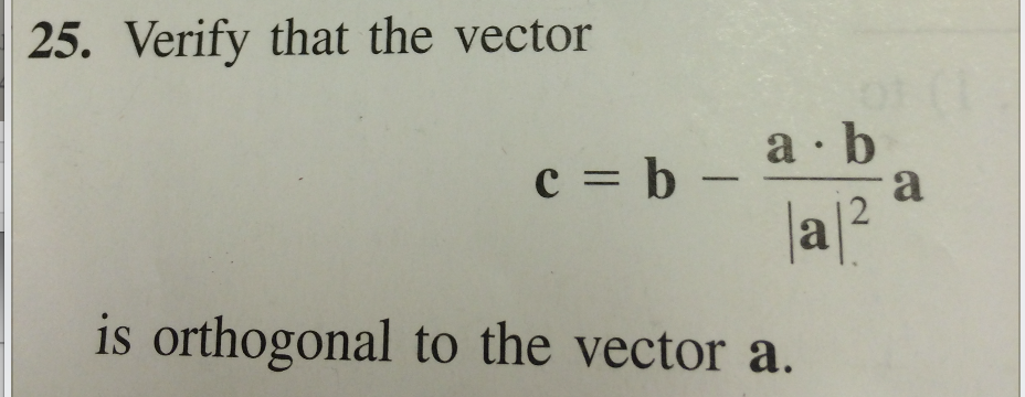 Solved 25. Verify that the vector is orthogonal to the | Chegg.com
