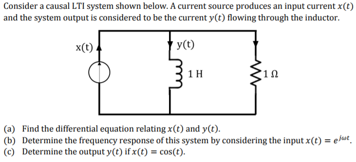 Solved Consider a causal LTI system shown below. A current | Chegg.com