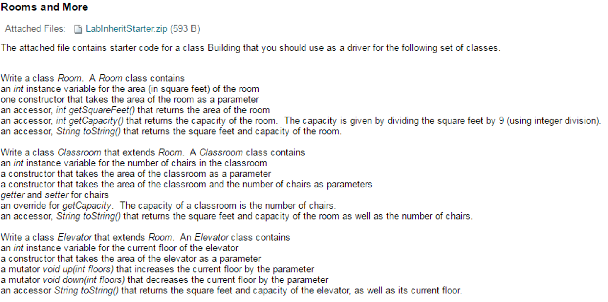 Room Classroom Elevator Can you please help me the | Chegg.com