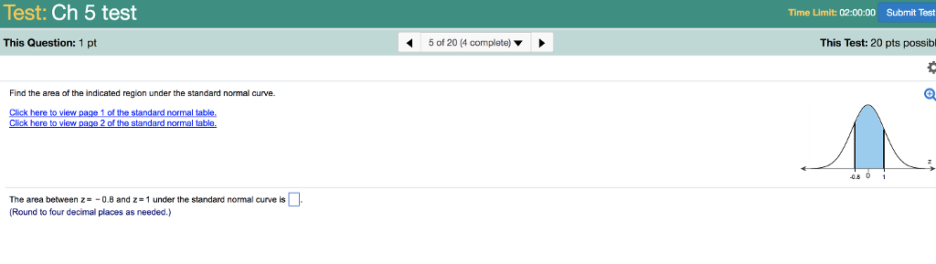 Solved Test: Ch 5 test Time Limit: 02:00:00 Submit Test This | Chegg.com